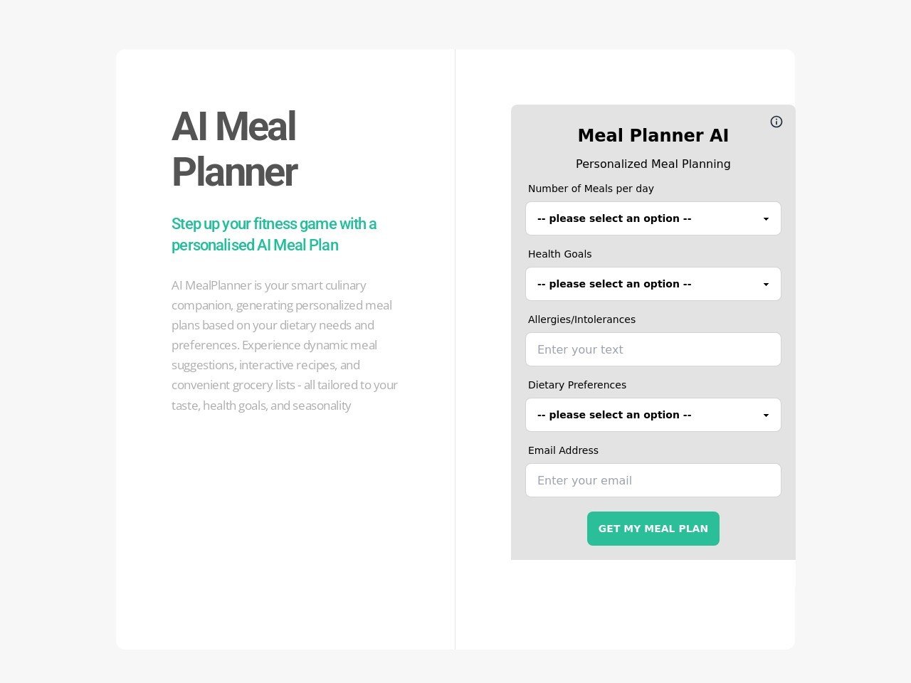 AI Meal Planner - Best AI Tools